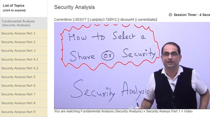 CA Final New Security Analysis Online Video Lectures by Chander Dureja