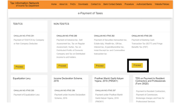 e-tax payment- Pay your taxes online