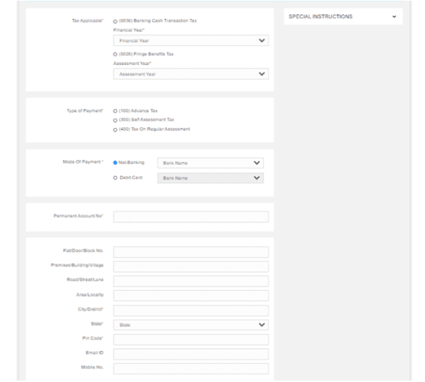 e-tax payment- Pay your taxes online