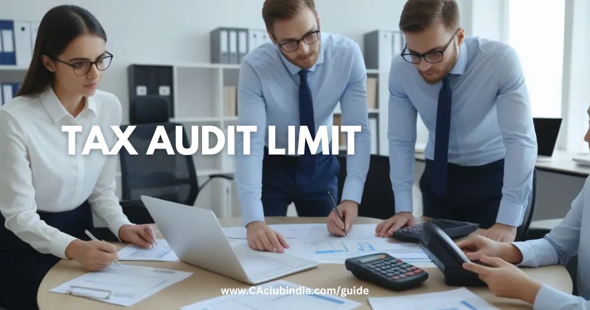 Tax Audit Limit: Criteria for Businesses and Professionals - Tax Guide