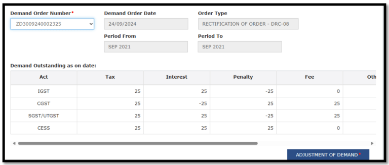 Form GST DRC-03A: Filing Process - Tax Guide