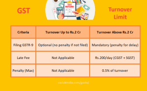 GSTR 9 Turnover Limit For FY 2023-24 - Tax Guide