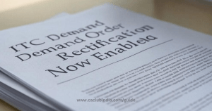 Section 16(4) of CGST Act: ITC Demand Order Rectification Now Enabled ...