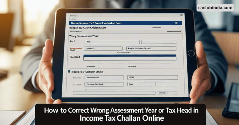 Income Tax Challan Correction Online: Here's The Easiest Way - Tax Guide