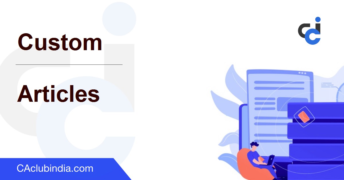 Types of duties under customs