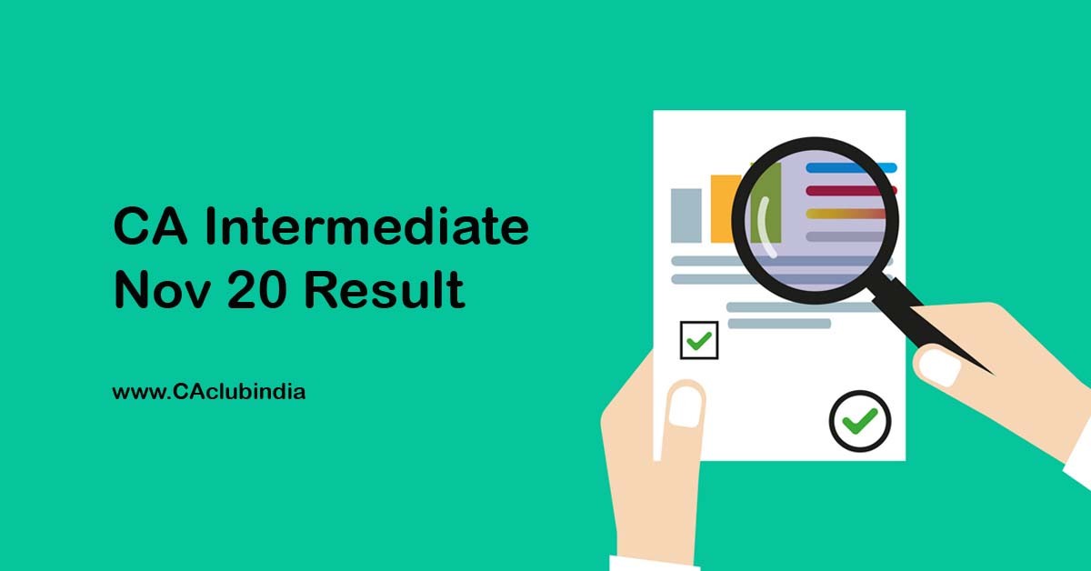 CA Intermediate Result January 2021 - Pass Percentage, Toppers ...