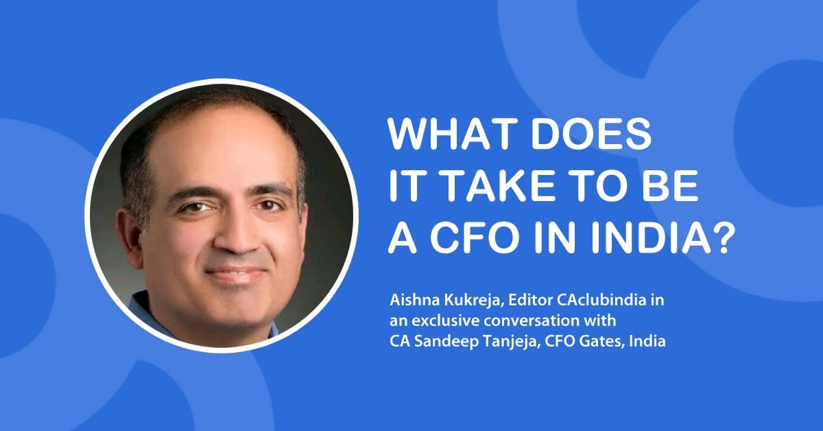 What does it take to be a CFO in India? - A one on one with CA Sandeep ...