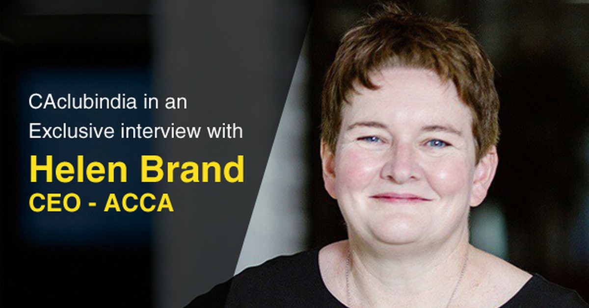 International career opportunities for CAs : Helen Brand, Chief ...