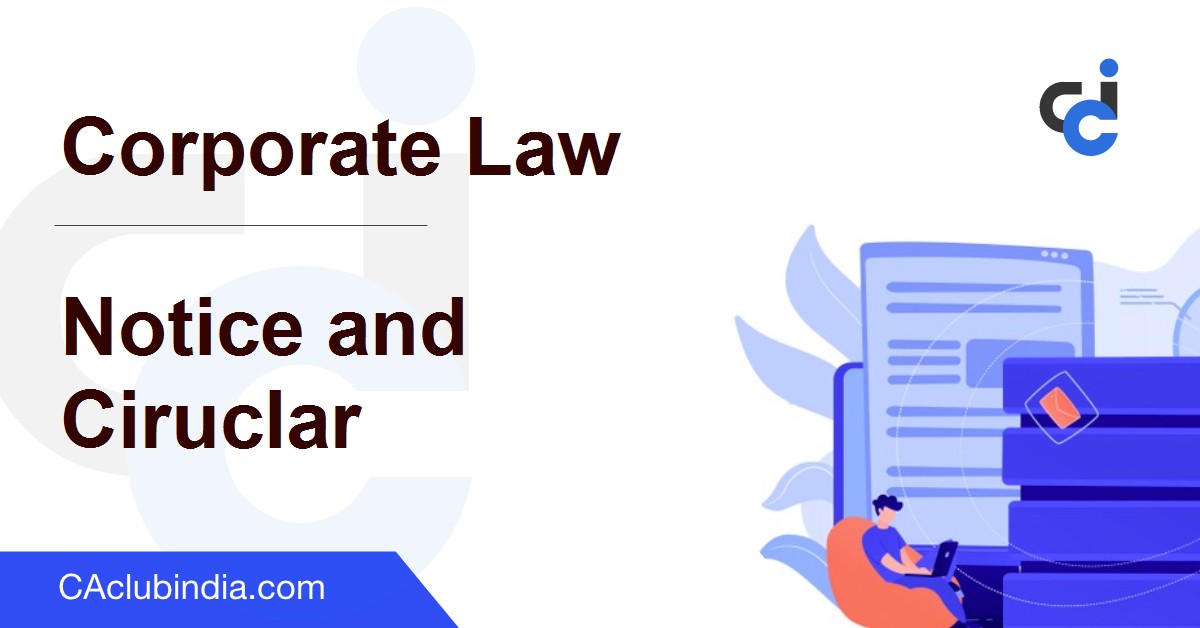 MCA Clarification on passing of Ordinary and Special resolutions by the ...