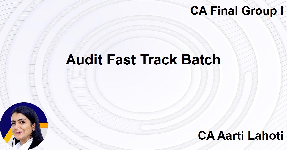 Audit Fast Track Live Streaming Batch